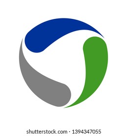 Triangle Round Logo Rotating Stock Illustration 1394347055 | Shutterstock