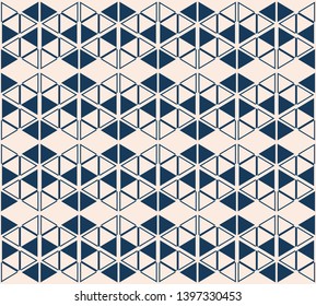 Triangle Pattern Vector Geometric Seamless Texture Stock Vector ...