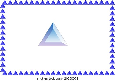Triangle Shape Frame Background Modern Old Stock Illustration 20550071