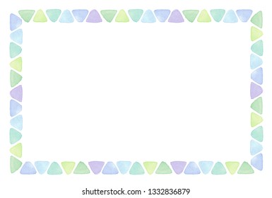 Cute Colorful Stars Border Frame On Stock Illustration 393403087