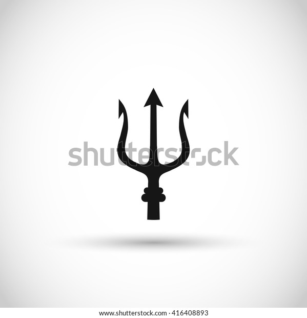 Trident Icon Stock Illustration 416408893