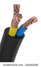 Triphasic Power Cable Wires 3d Stock Illustration 326462648 | Shutterstock