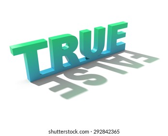 946 True or false 3d Images, Stock Photos & Vectors | Shutterstock
