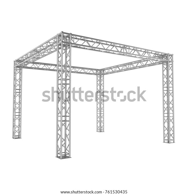 Truss Construction 3d Rendering Stock Illustration 761530435 | Shutterstock