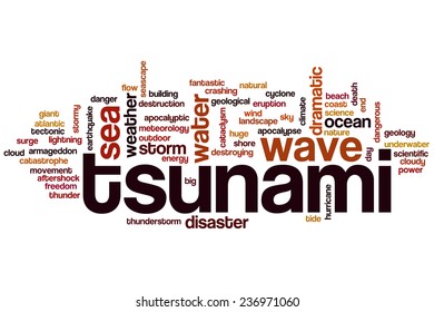 Tsunami Word Cloud Concept Stock Illustration 236971060 | Shutterstock