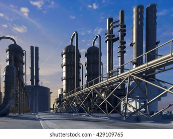 Tubes Factory Sky3d Render: ภาพประกอบสต็อก 429109765 | Shutterstock