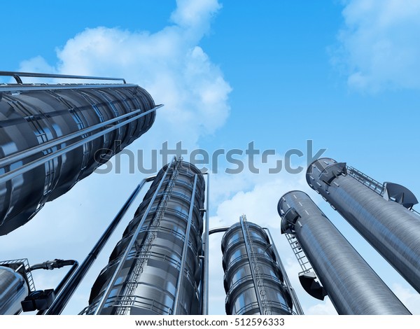 Tubes Factory Sky3d Render Stock Illustration 512596333 | Shutterstock