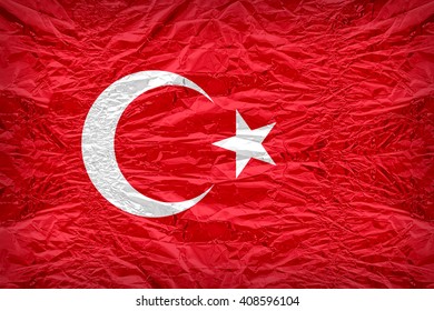 Turkey Flag Pattern Overlay On Floyd Stock Illustration 408596104 ...