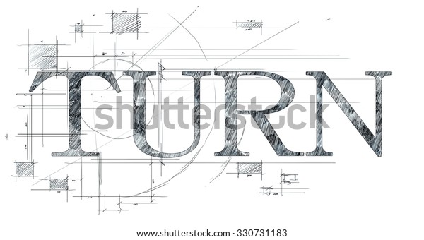 Turn Word Stock Illustration 330731183 | Shutterstock