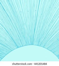 Turquoise Sun Rays Background Stock Vector (Royalty Free) 101056015 | Shutterstock