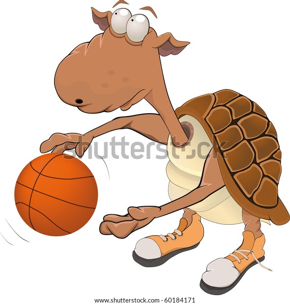 Turtle Basketball Player Stock Illustration 60184171