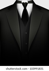 Tuxedo Vector Background Bow Stock Vector (Royalty Free) 102415297 ...