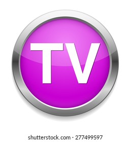 Tv Button Stock Illustration 277499597 | Shutterstock