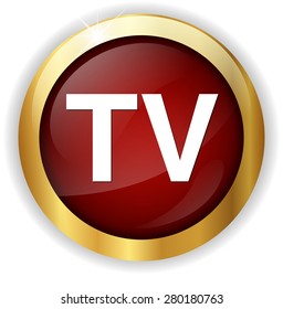 Tv Button Stock Vector (Royalty Free) 303383822 | Shutterstock