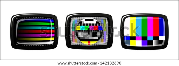 Tv Color Test Pattern Test Card Stock Illustration 142132690 | Shutterstock