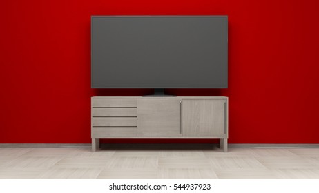 Tv Display 3d Rendering Stock Illustration 544937923 | Shutterstock