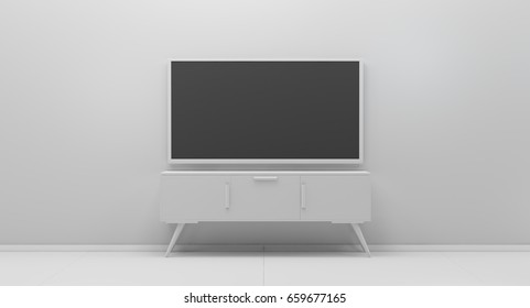 Tv Display 3d Rendering Stock Illustration 659677165 | Shutterstock