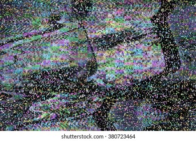 Tv Static Screen Stock Illustration 380723452