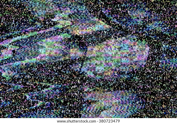 Tv Static Screen Stock Illustration 380723479