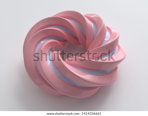 Twisted Torus Shape 3d Render Stock Illustration 1414336661 | Shutterstock