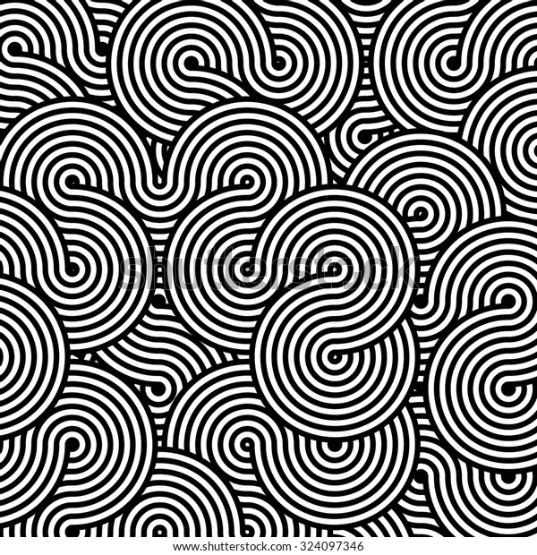 Twisty Lines Pattern 库存插图 324097346 | Shutterstock