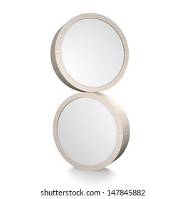 Two Blank Rounded Box Display New Stock Illustration 147845882 ...