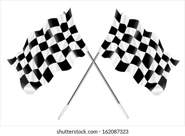 3,362 Two crossed checkered flags Images, Stock Photos & Vectors ...