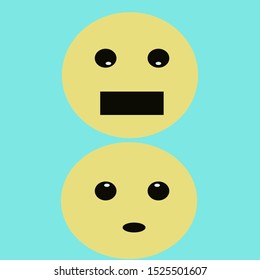 Two Faces Looking Each Other Stock Illustration 1525501607 | Shutterstock