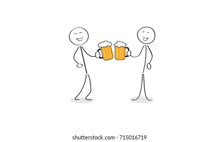 545 Stick figure drinking beer Images, Stock Photos & Vectors ...