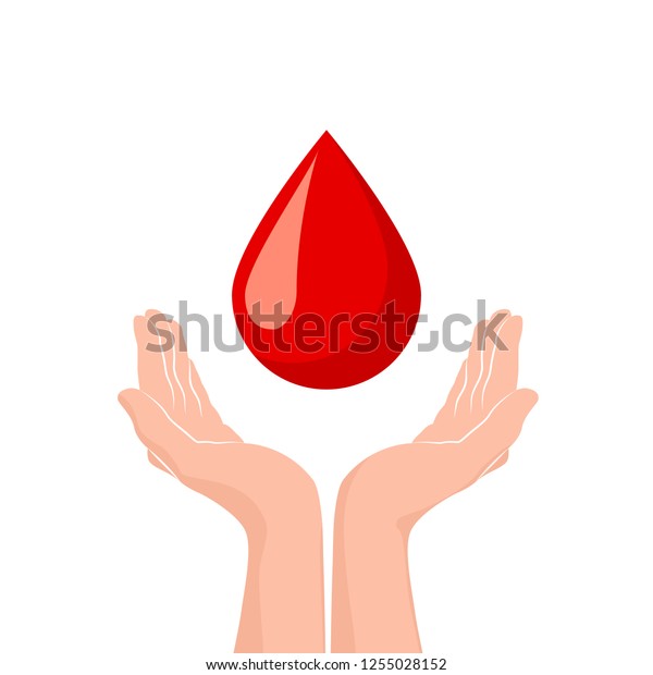 Two Hands Donate Blood World Blood Stock Illustration 1255028152 ... Two Hands Donate Blood World Blood Stock Illustration 1255028152 ...
