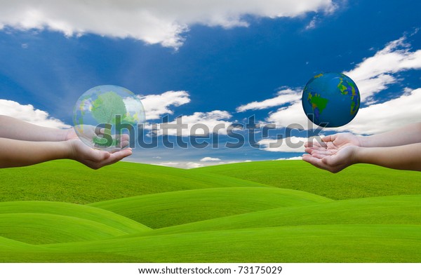 Two Hands Hold World Stock Illustration 73175029 | Shutterstock Two Hands Hold World Stock Illustration 73175029 | Shutterstock