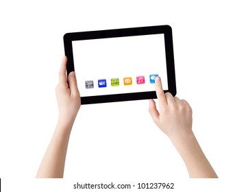 24,121 Tab In Hand Images, Stock Photos & Vectors | Shutterstock