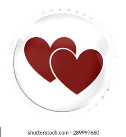 Two Heart Separate Way Break Love Stock Vector (Royalty Free ...