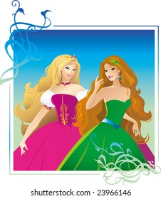 14,855 Two princess Images, Stock Photos & Vectors | Shutterstock
