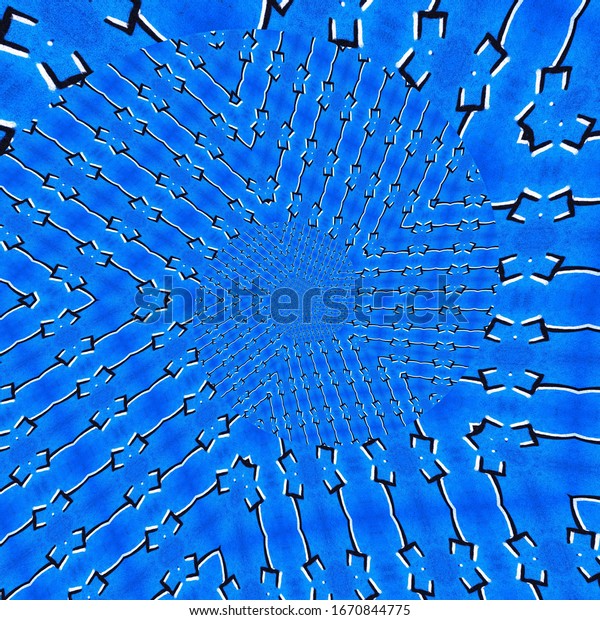 Two Pronged Fork Design Black White Stock Illustration 1670844775 ...
