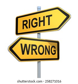 1,075 Right vs wrong Images, Stock Photos & Vectors | Shutterstock
