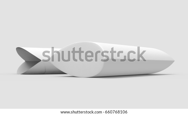Two Side View White 3d Rendering Stock Illustration 660768106 ...