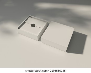 Two Square White Boxes Mockup White Stock Illustration 2196550145 ...