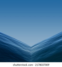 Two Water Surfaces Different Angles Stock Illustration 2178037009 ...