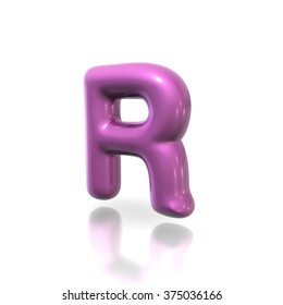 Purple 3d Number 45 Balloon Realistic Stock Vector (Royalty Free ...
