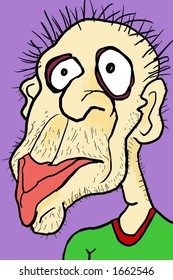 Ugly Face Stock Illustration 1662546 | Shutterstock