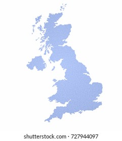 Uk Map Stock Illustration 727944097 | Shutterstock