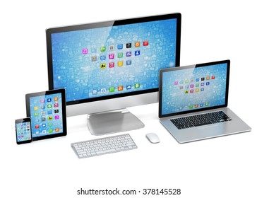 233,669 Desktop laptop mobile Images, Stock Photos & Vectors | Shutterstock