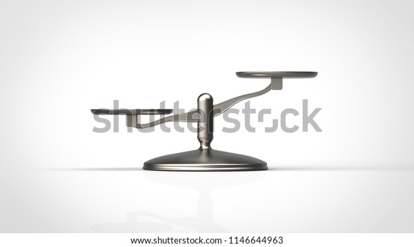 Unbalanced Scale 3d Rendering Stock Illustration 1146644963 | Shutterstock