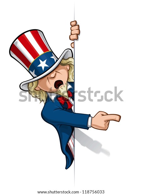 Uncle Sam Pointing Banner Stock Illustration 118756033 | Shutterstock