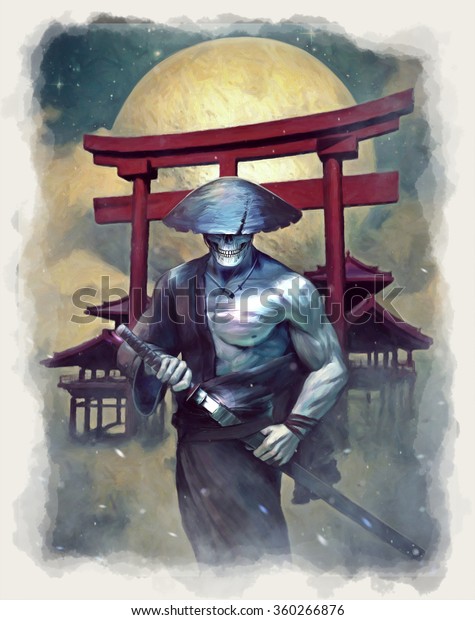 Undead Samurai Stock Illustration 360266876 | Shutterstock