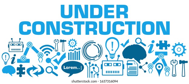 Under Construction Concept Image Text Related Stock Illustration ...