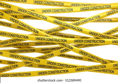 1,735 Under construction ribbon Images, Stock Photos & Vectors ...
