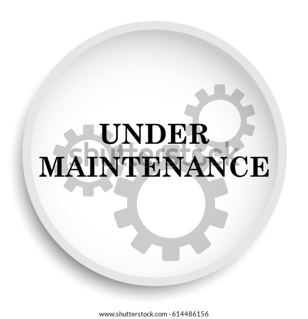 Under Maintenance Icon Under Maintenance Website Stock Illustration ...