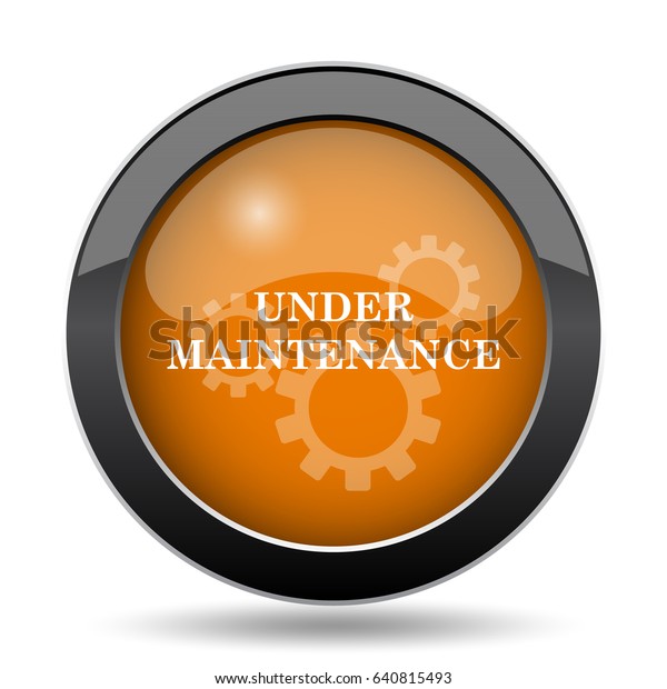 Under Maintenance Icon Under Maintenance Website Stock Illustration ...